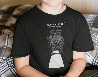 Spacex Merlin 1D Engine T-shirt Spacex Falcon Rocket | atelier-yuwa.ciao.jp