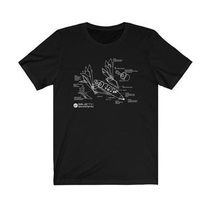 Virgin Galactic T-shirt Virgin Galactic Spaceshiptwo Blueprint Shirt ...