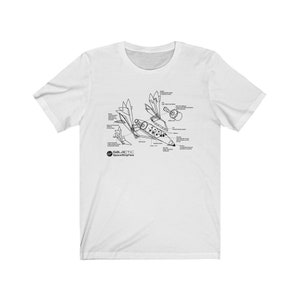 Virgin Galactic T-shirt Virgin Galactic Spaceshiptwo Blueprint Shirt ...