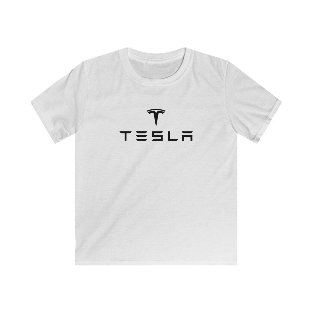 Tesla Kids Tee Tesla Logo Youth Shirt Gift for Tesla Lover - Etsy