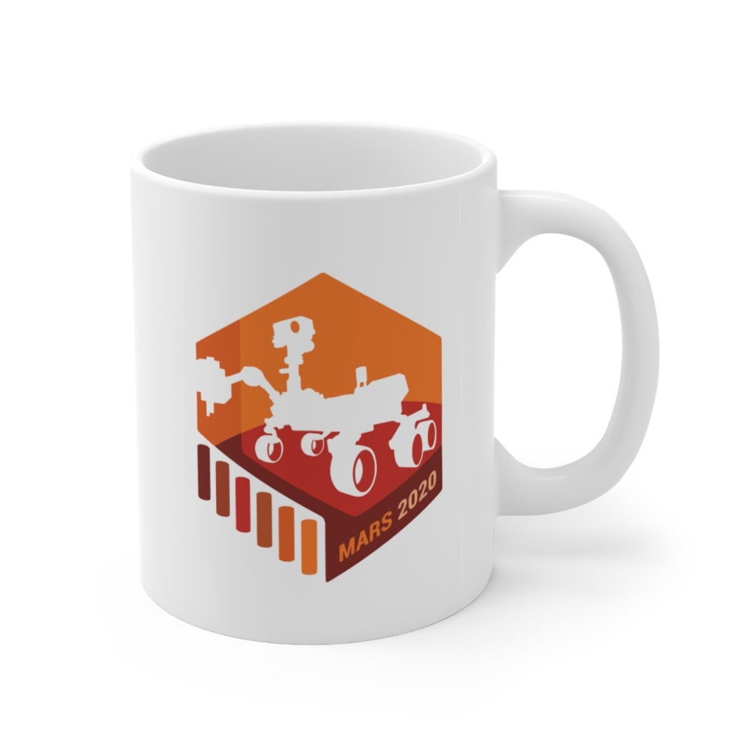 Mars 2020 Perseverance Patch Mug 11oz / NASA Mars Rover Mug / NASA ...
