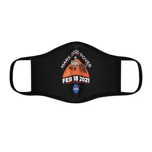Mars 2020 Rover Landing Date Face Mask NASA Perseverance Rover Face ...