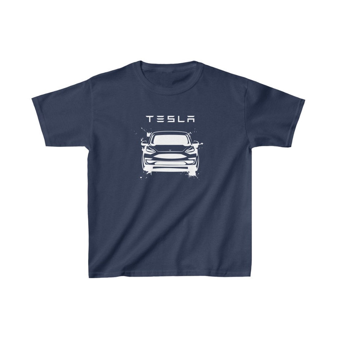 Model 3 Kids T-shirt | Tesla Model 3 Car Youth Shirt | Tesla T-shirt - Etsy