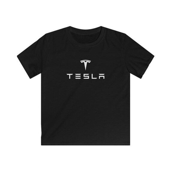Tesla Kids Tee Tesla Logo Youth Shirt Gift for Tesla Lover - Etsy