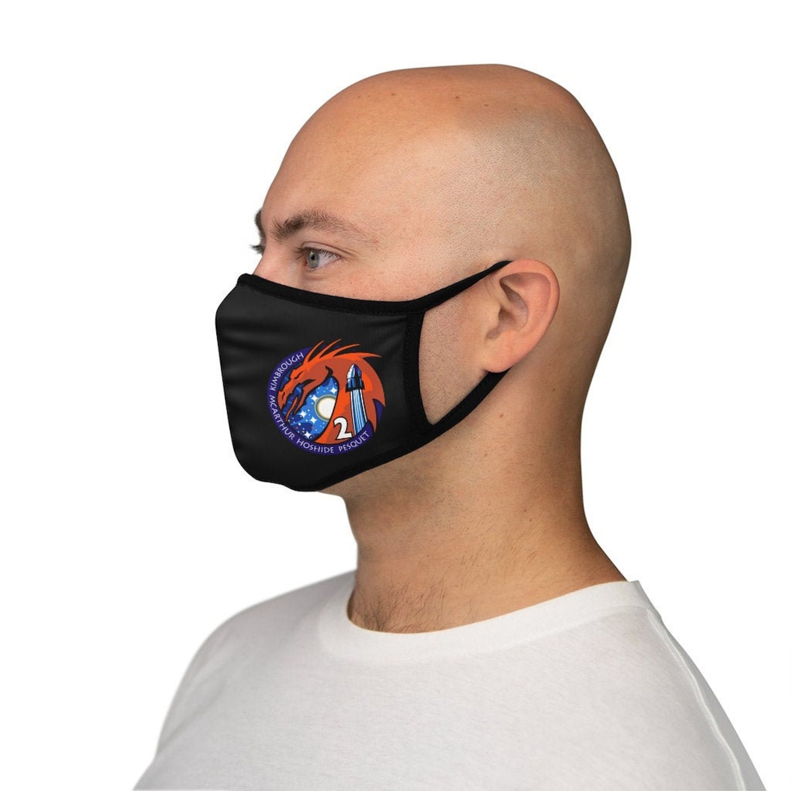 Spacex Crew-2 Face Mask NASA Crew 2 Face Mask Spacex Crew - Etsy