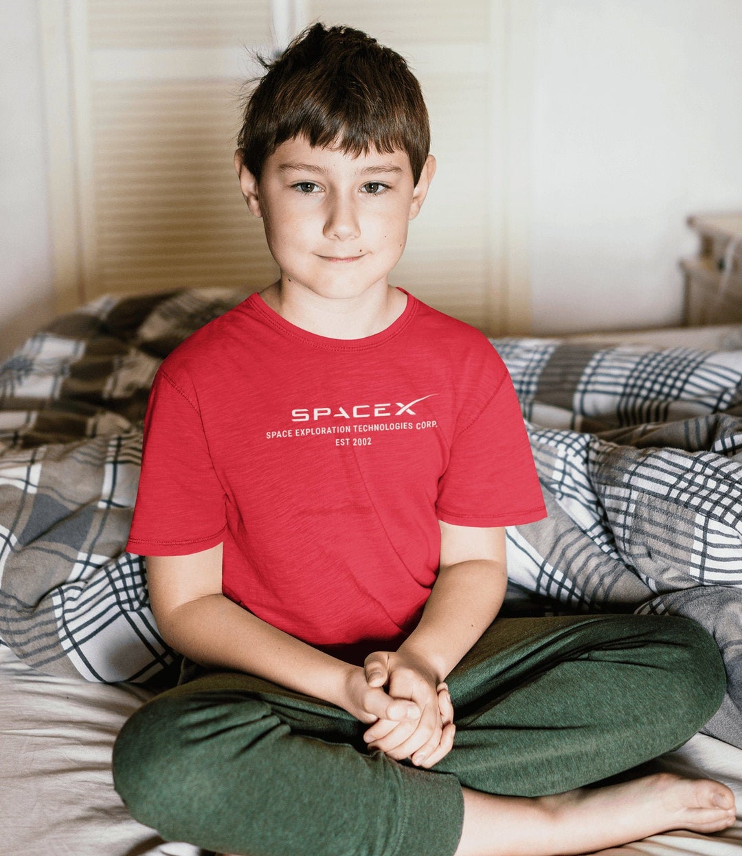 Spacex Kids T-shirt Spacex Logo Youth Tee - Etsy