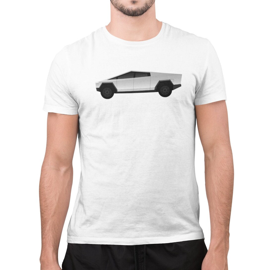 Cybertruck T-shirt Tesla Cybertruck Shirt Tesla Motors - Etsy