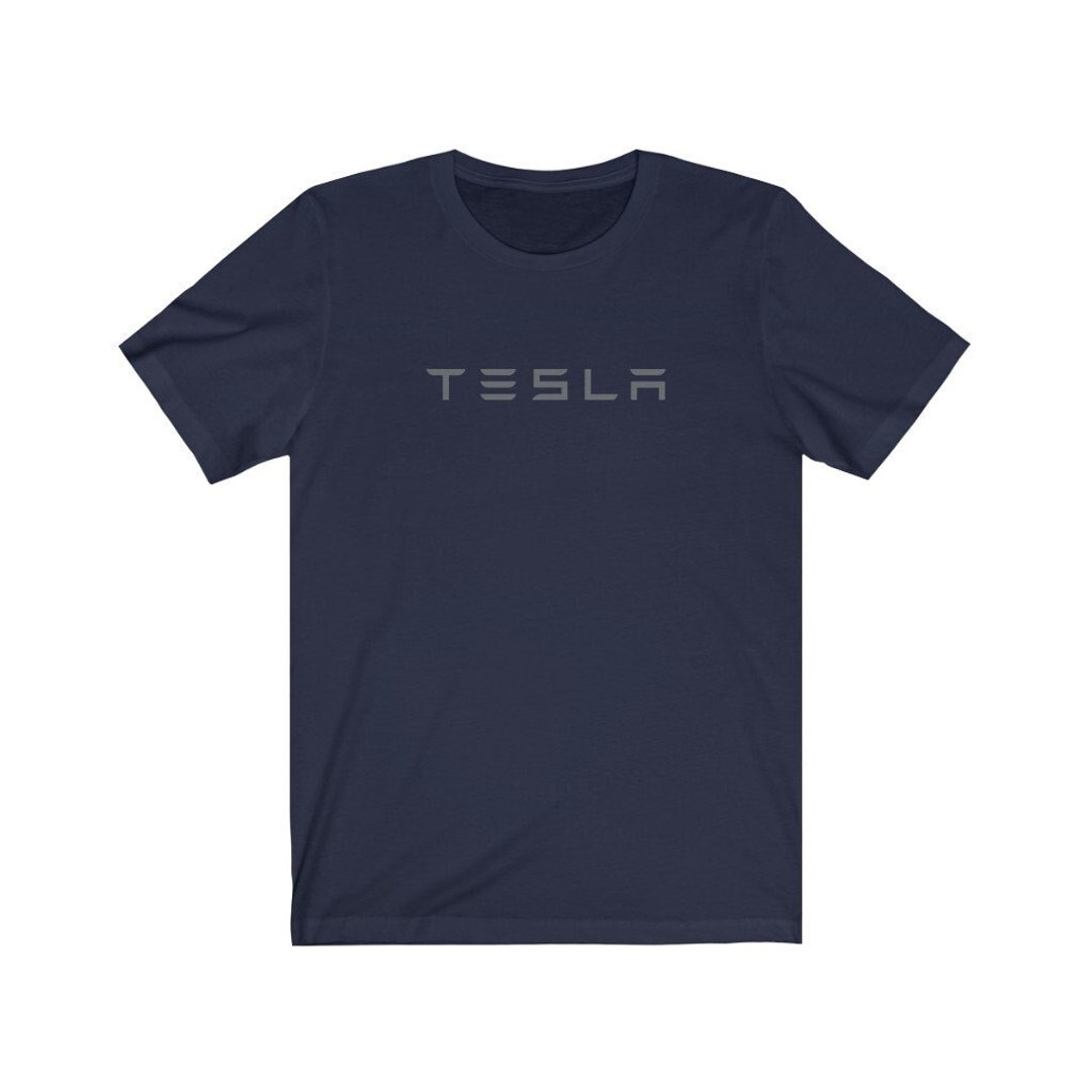 Tesla Logo T-shirt Elon Musk Lover Gift - Etsy