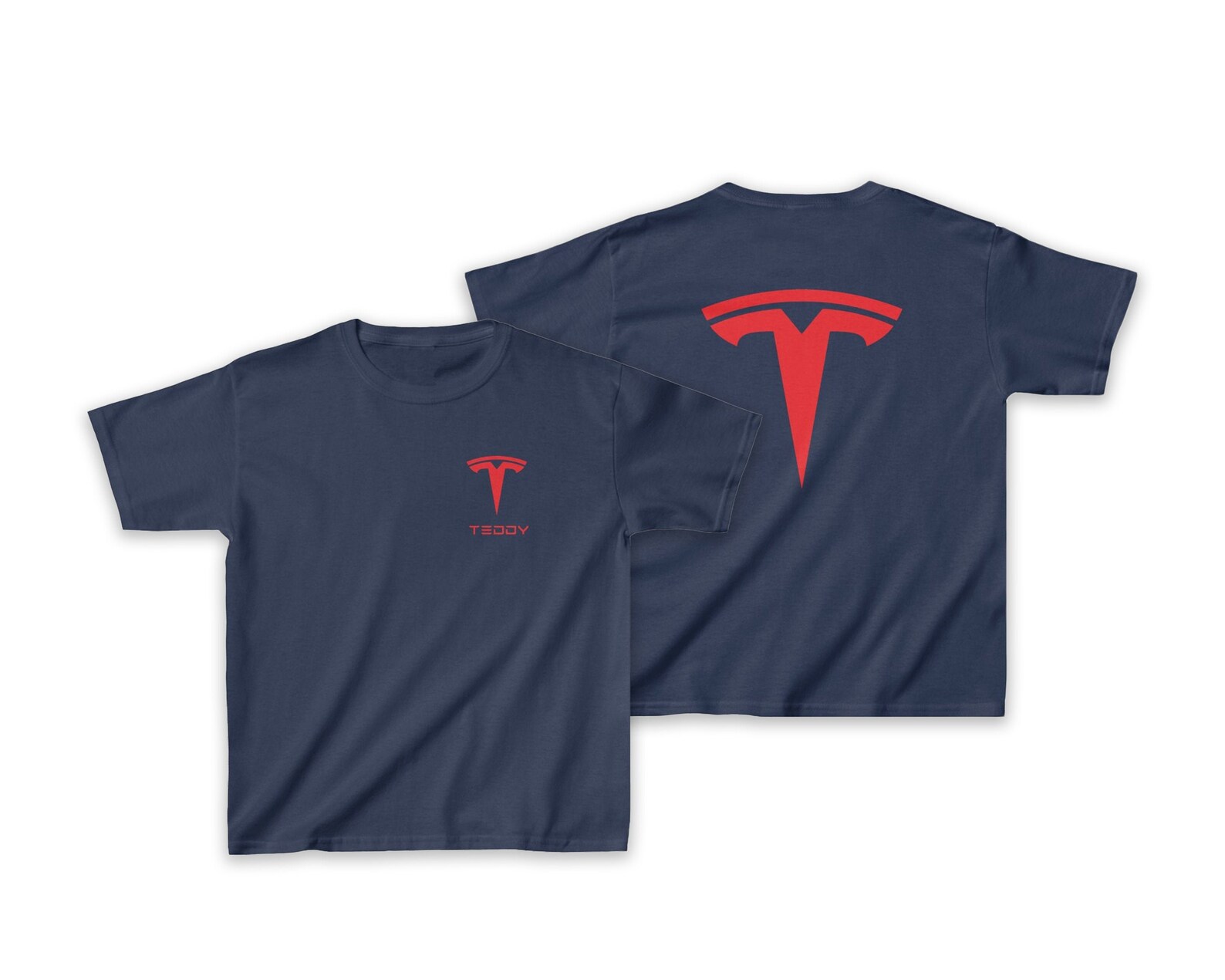 Personalized Tesla Kid's T-shirt Tesla T-shirt Gift - Etsy