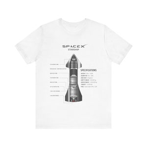 Spacex Starship T-shirt Spacex Rocket Shirt Spacex Lover Gift - Etsy