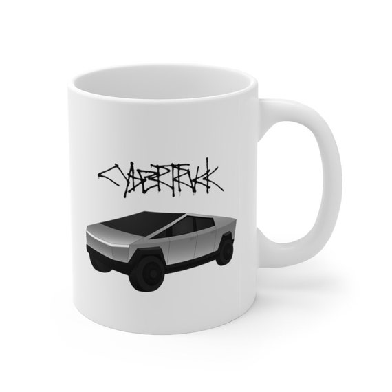 Cybertruck Mug 11oz Tesla Cybertruck Ceramic Mug Elon Musk | Etsy