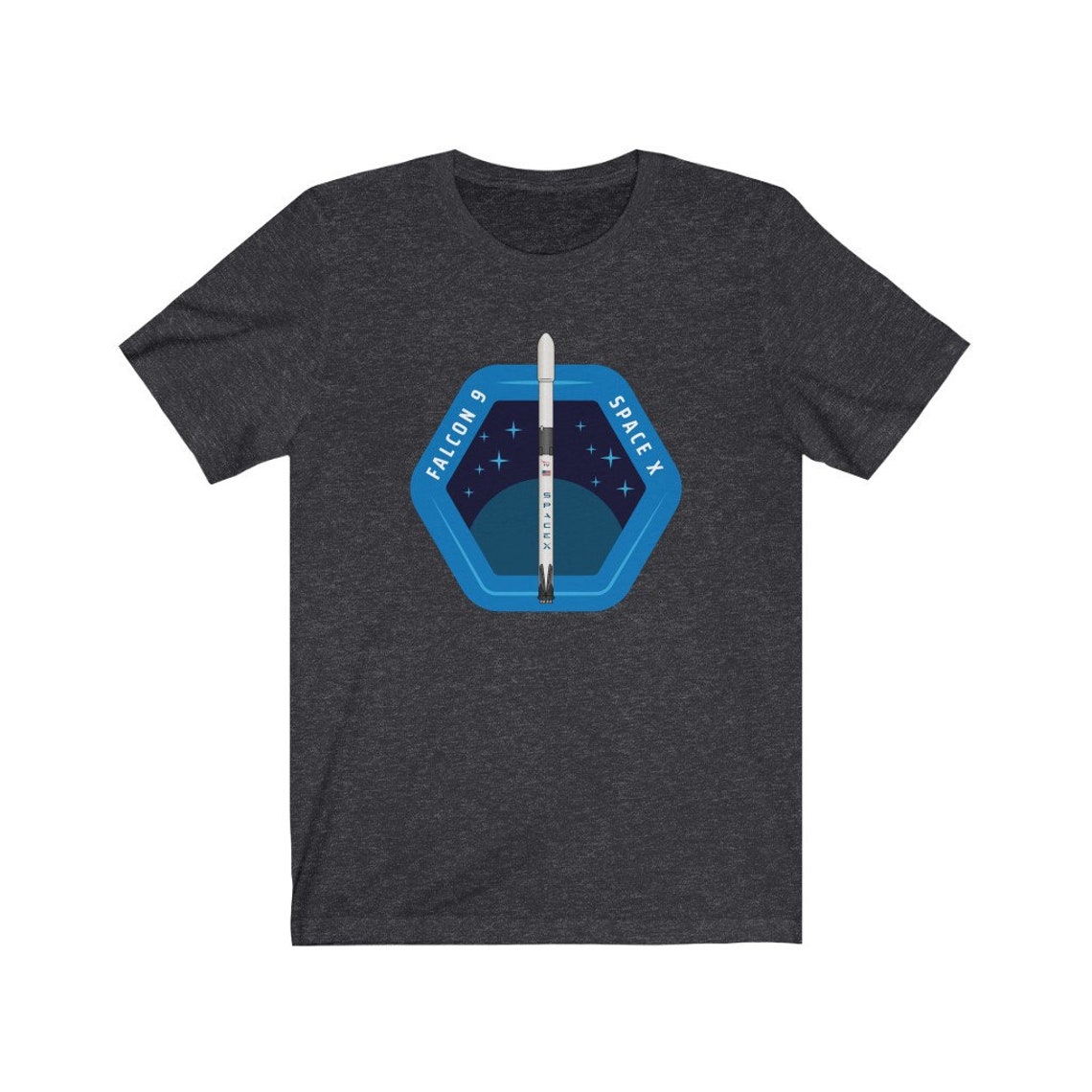 Spacex Falcon 9 T-shirt Falcon 9 Rocket Shirt Spacex Lover - Etsy