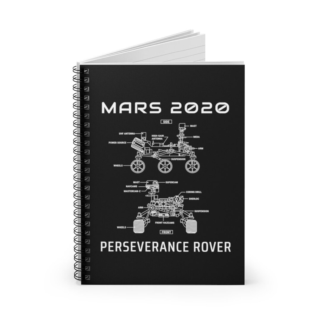 Mars 2020 Rover Spiral Notebook Mars Perseverance Rover Blueprint ...