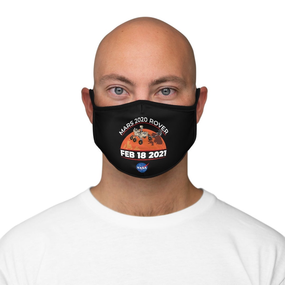 Mars 2020 Rover Landing Date Face Mask NASA Perseverance Rover Face ...