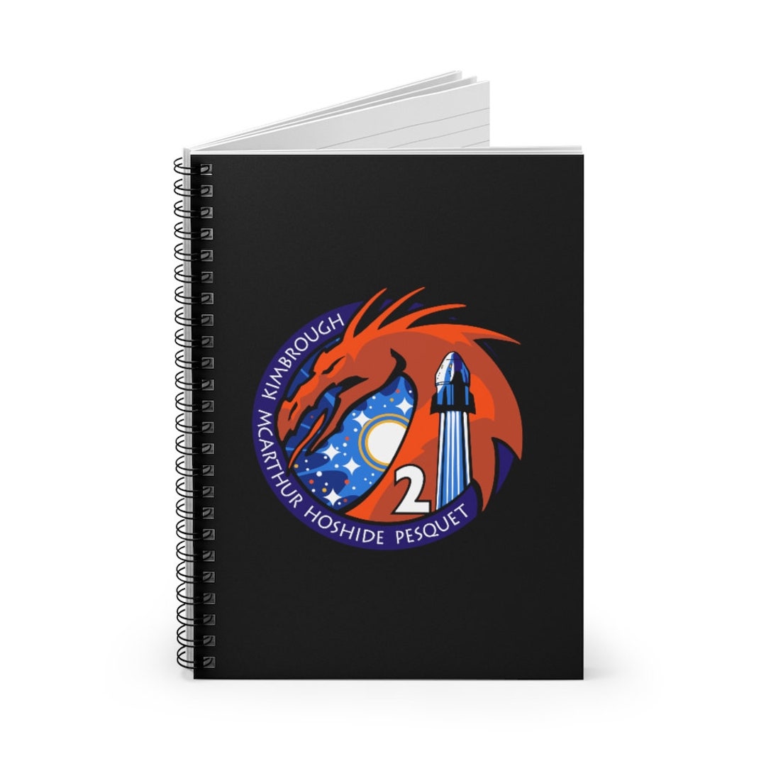 Spacex Crew-2 Patch Notebook NASA Crew-2 Mission Spiral Notebook Ruled ...