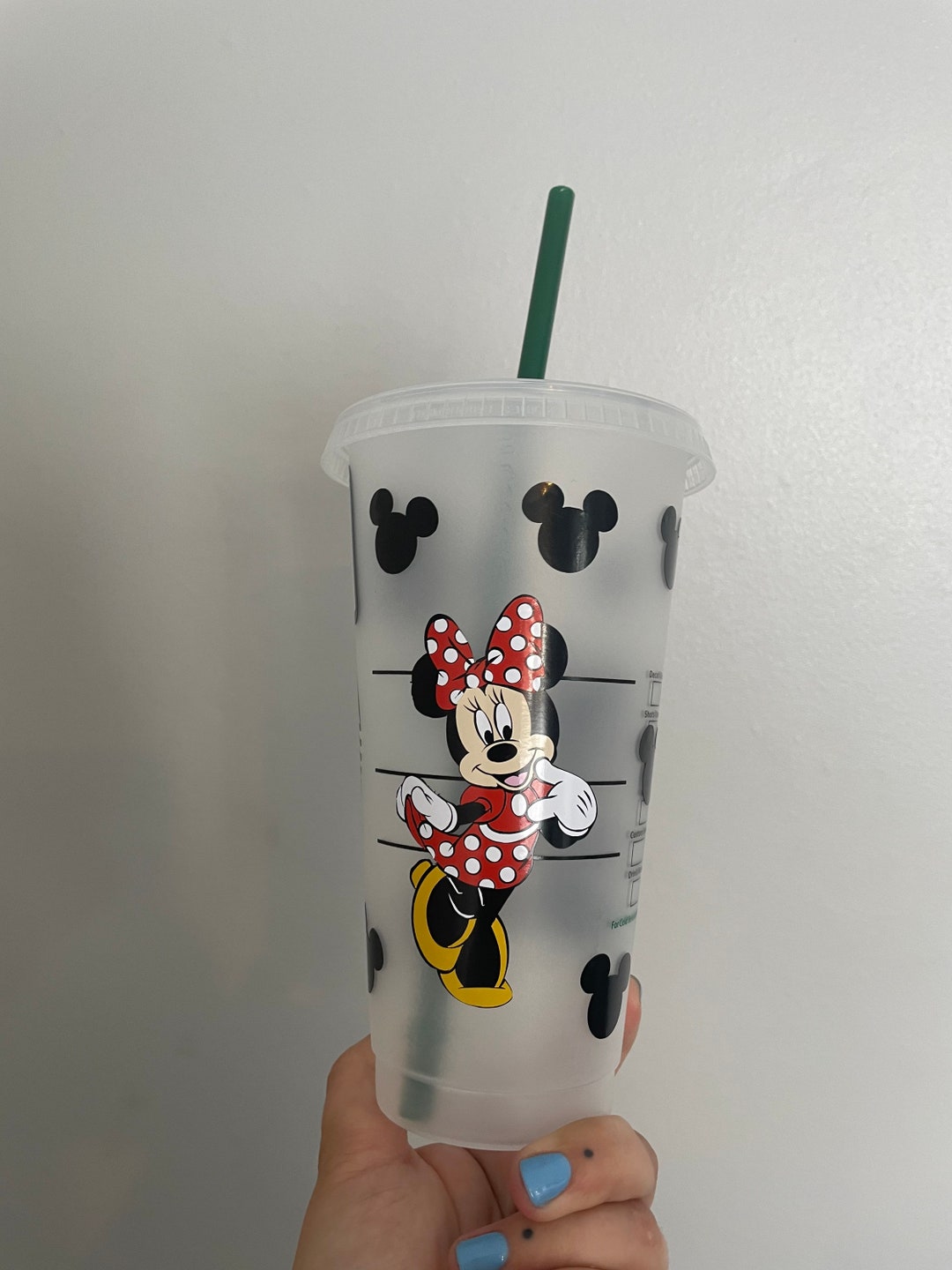 Disney Minnie Mouse and Mickey Mouse Starbucks Cold Cup With Option of ...