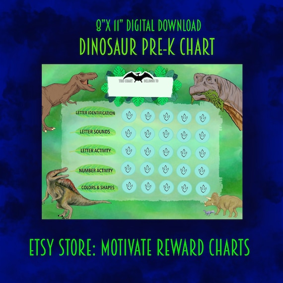 Homeschool Chart Preschool Pre-k Learning Reward Chart | Etsy