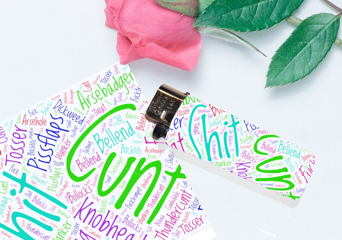 Sweary Lighter Wrap Offensive Rude Insult Smoker Weed - Etsy UK