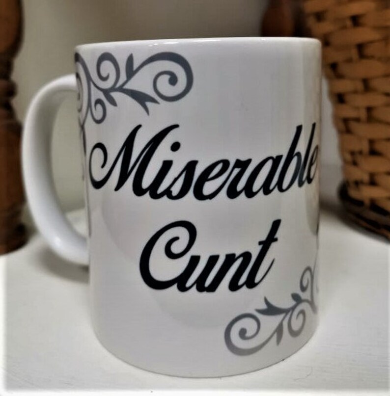 Sweary Mug offensive rude insult gifts for her gifts for | Etsy