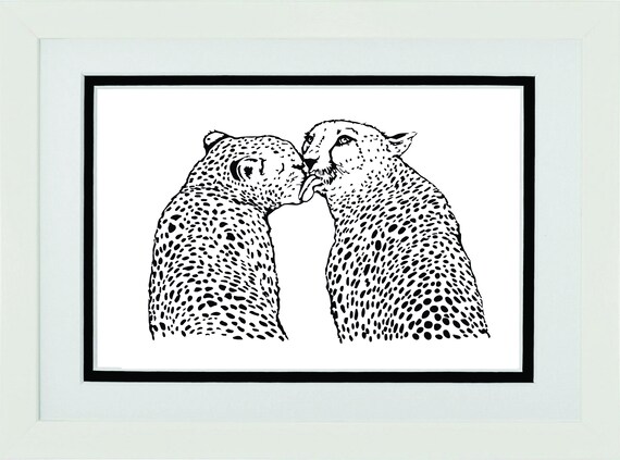 Two Animals Combined Drawing