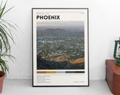 Phoenix Arizona Poster / Camelback Mountain / Vintage Travel - Etsy