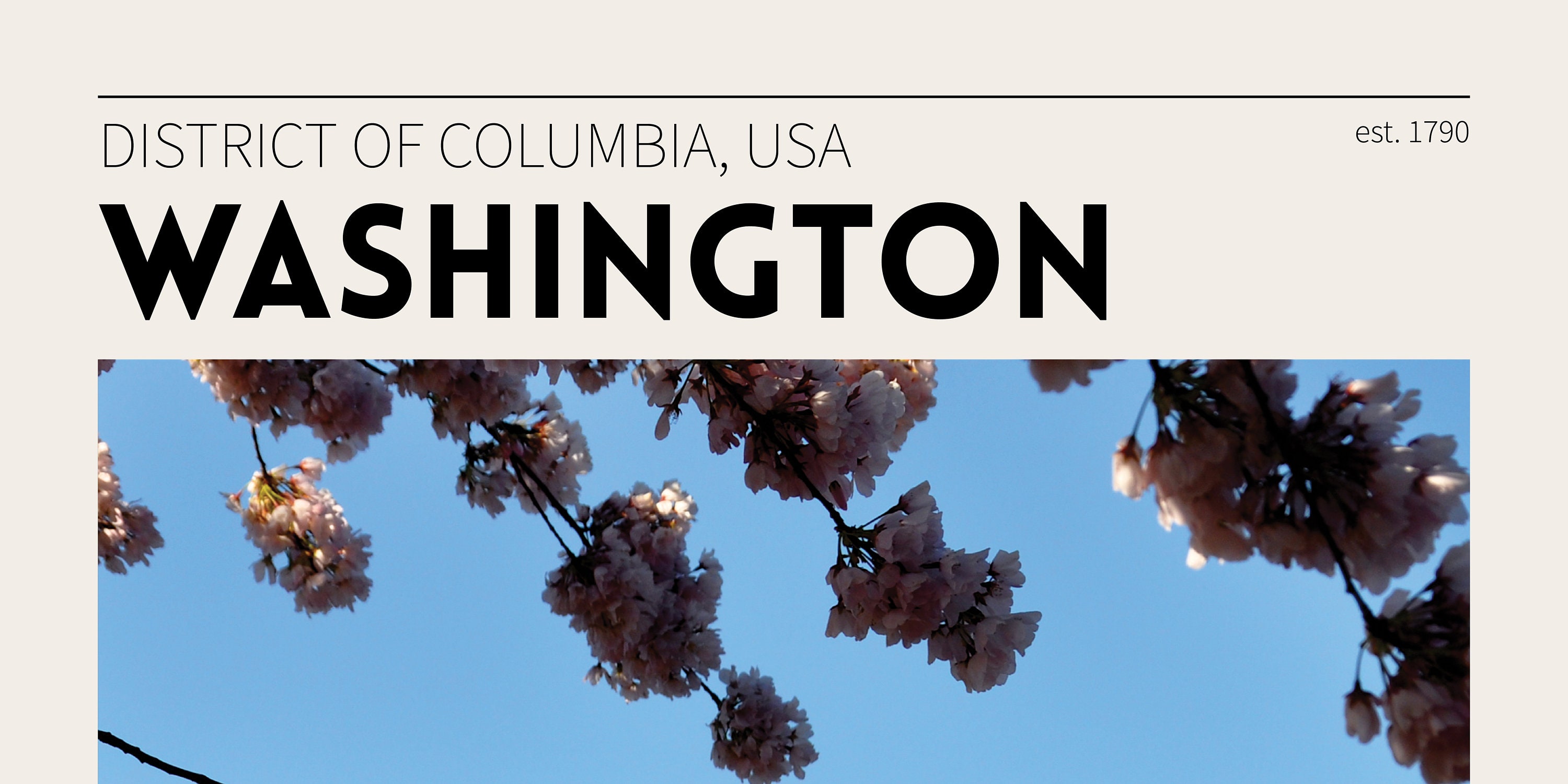 Washington DC Poster / Washington Monument / Vintage City - Etsy