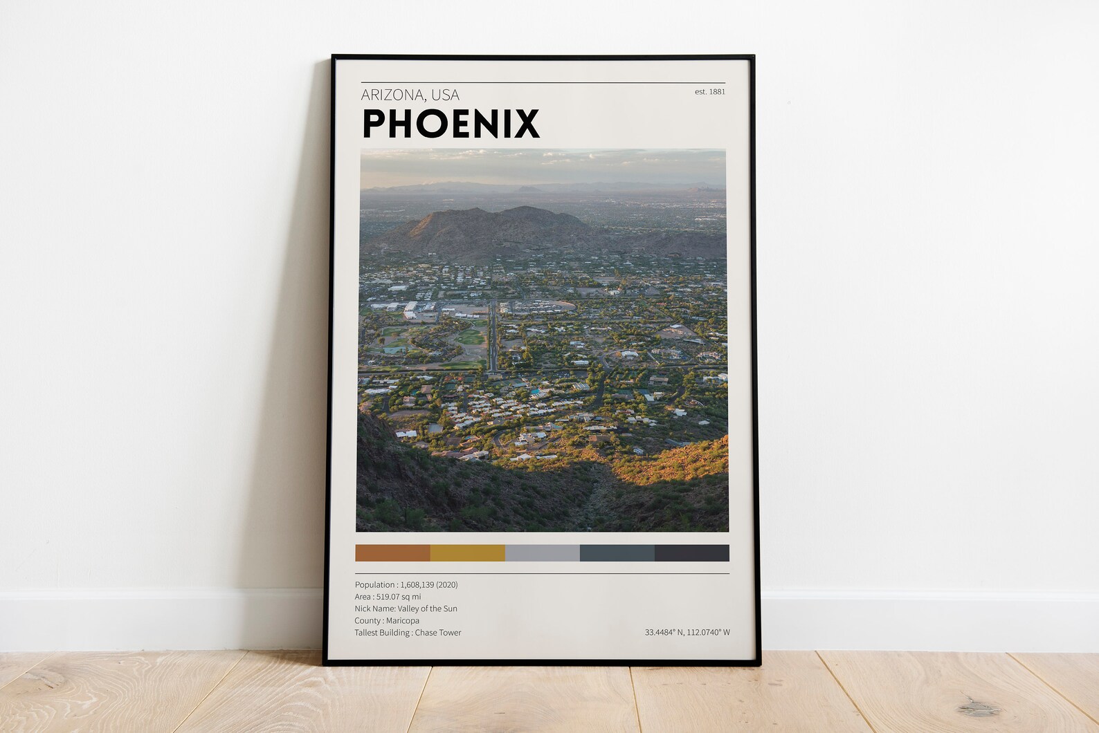 Phoenix Arizona Poster / Camelback Mountain / Vintage Travel - Etsy