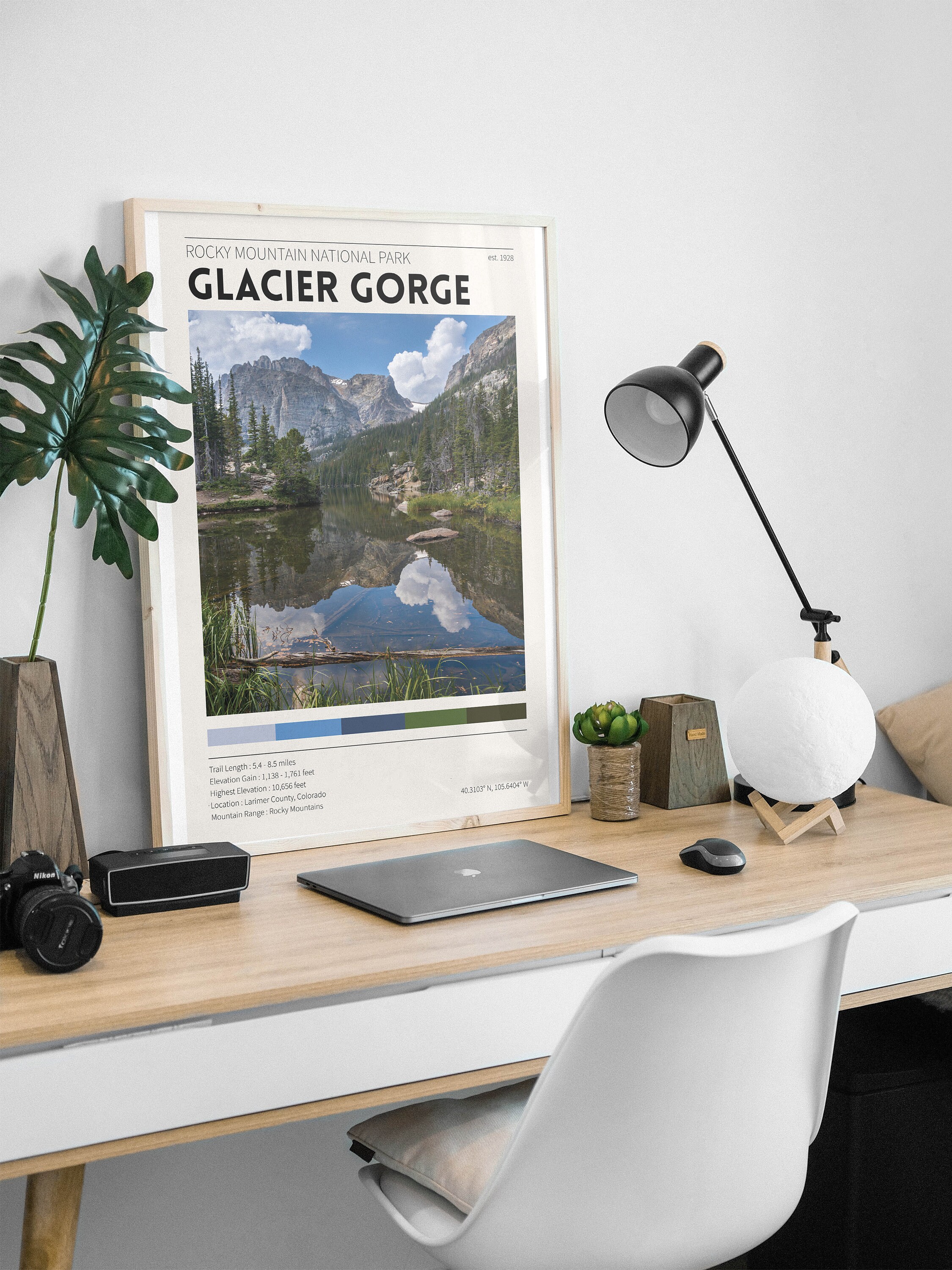 Glacier Gorge Trail / Rocky Mountain National Park / Vintage - Etsy