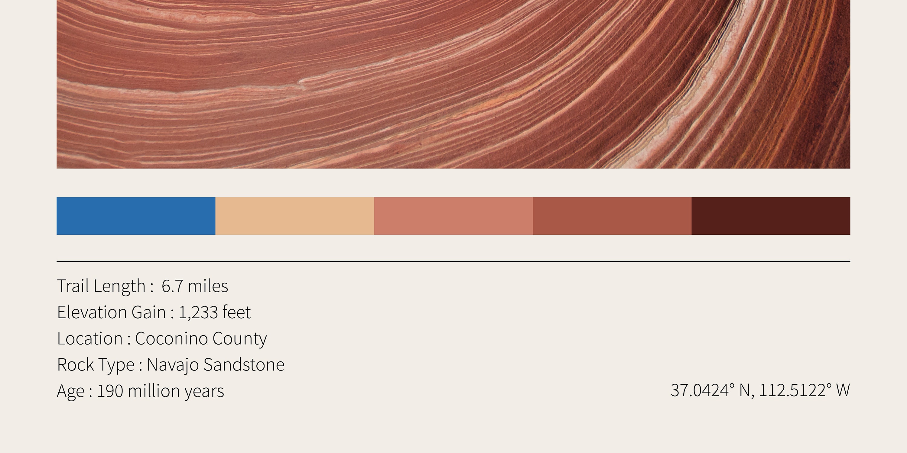 The Wave Trail / Arizona Photography Poster / Paria - Etsy