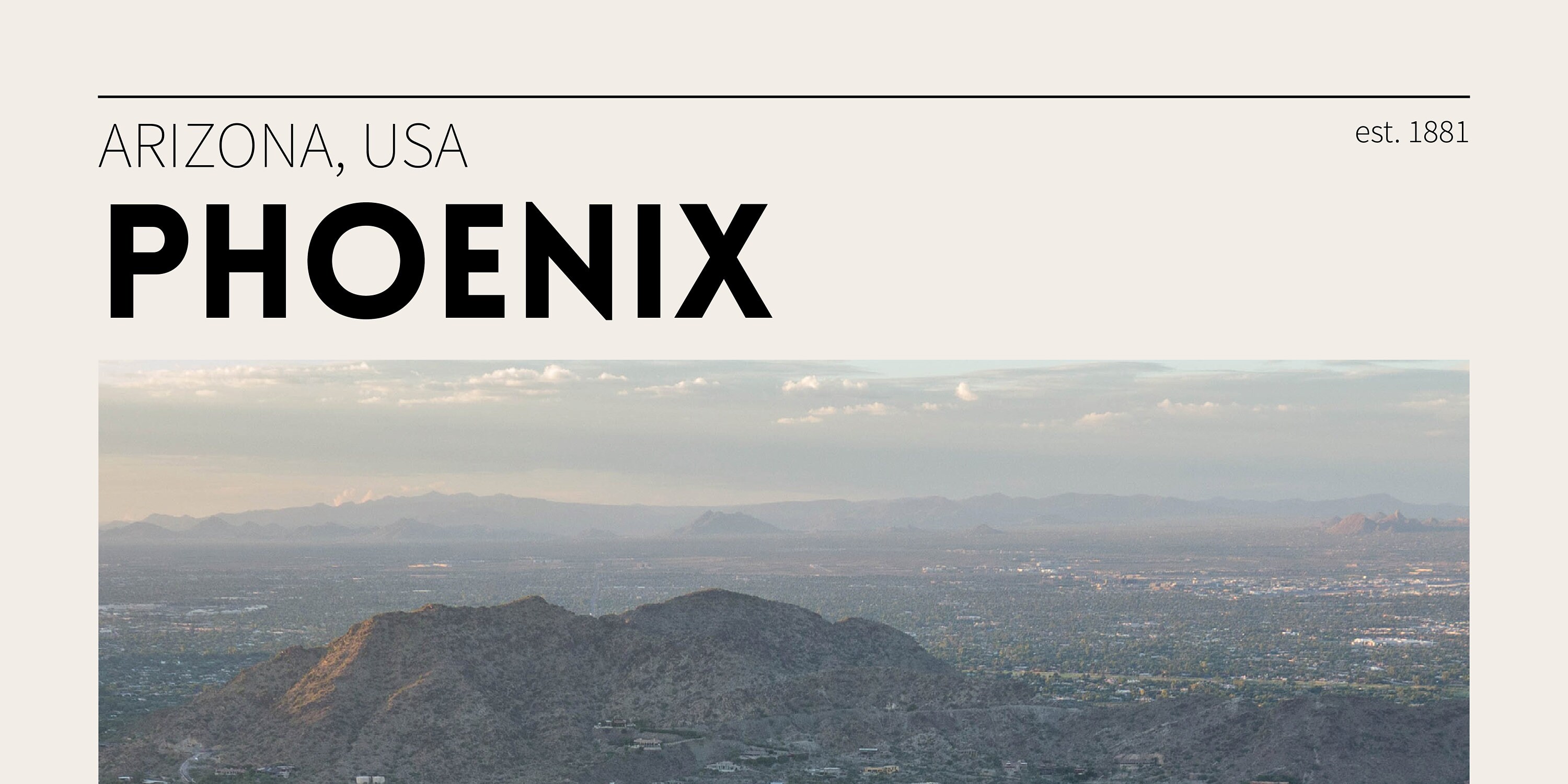 Phoenix Arizona Poster / Camelback Mountain / Vintage Travel - Etsy