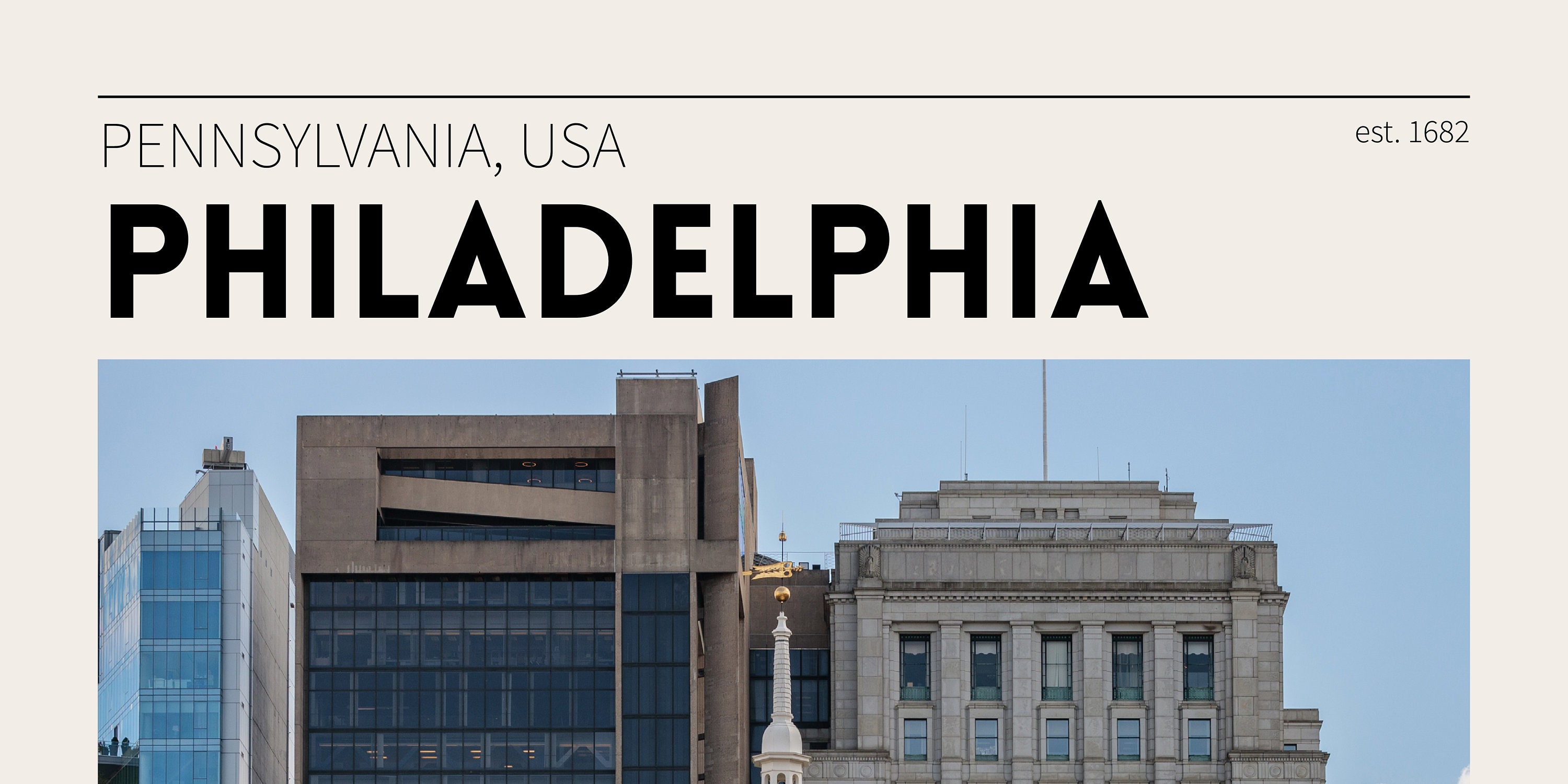 Philadelphia Poster / Independence Hall / Vintage City Poster - Etsy