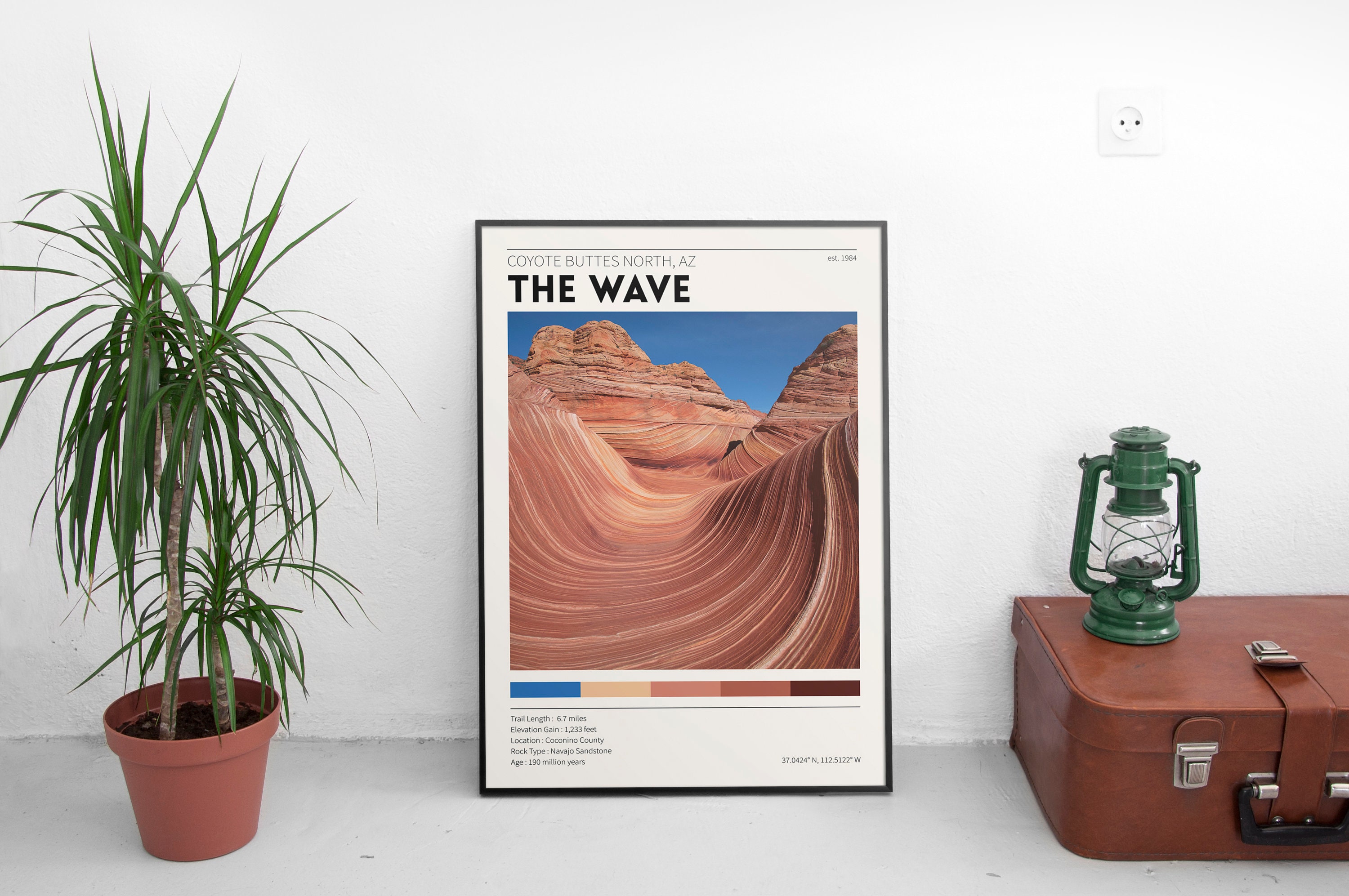 The Wave Trail / Arizona Photography Poster / Paria - Etsy