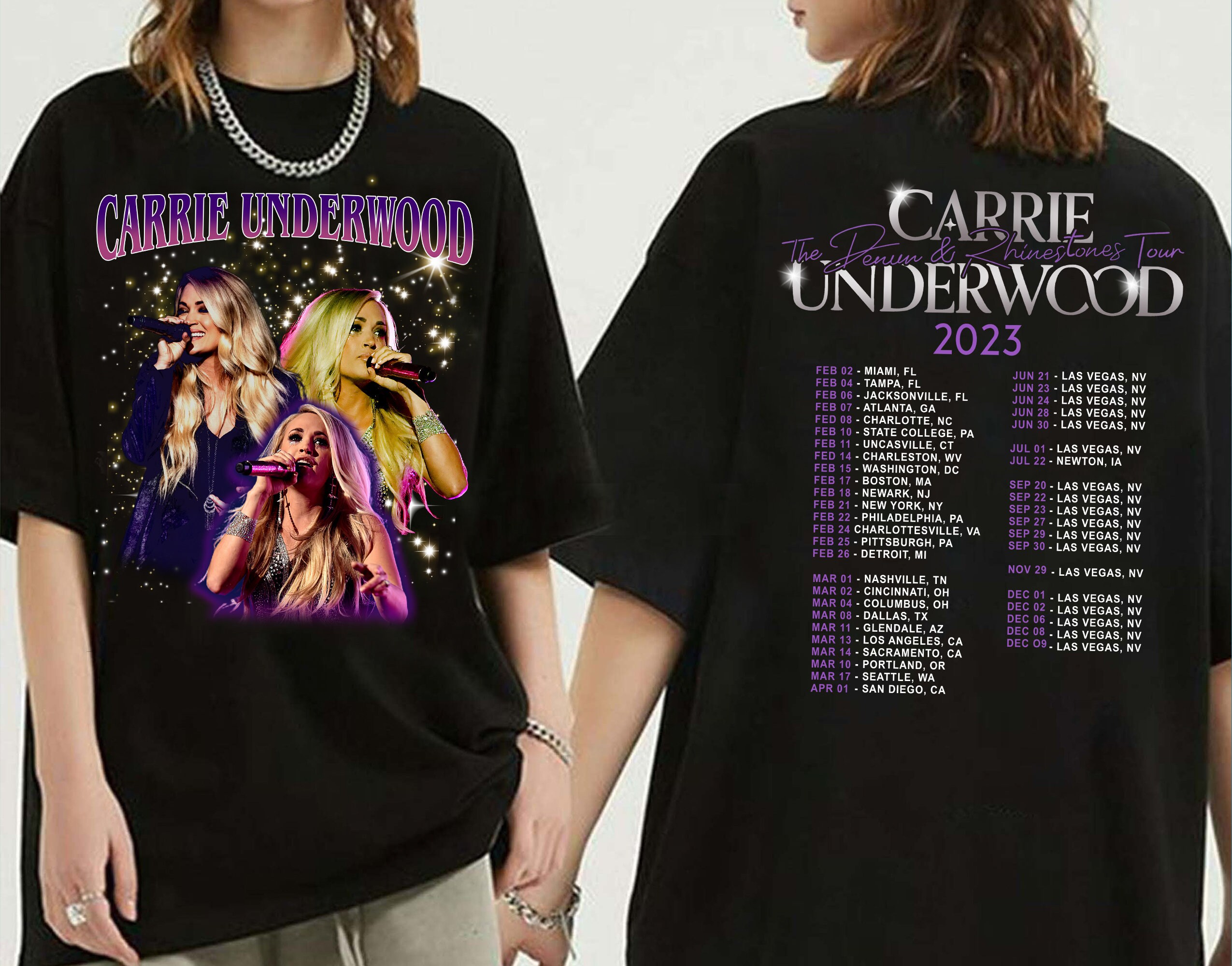 Ca-rrie Under-wood Denim and Rhinestones, Car.RIE Underwood Den.im and ...