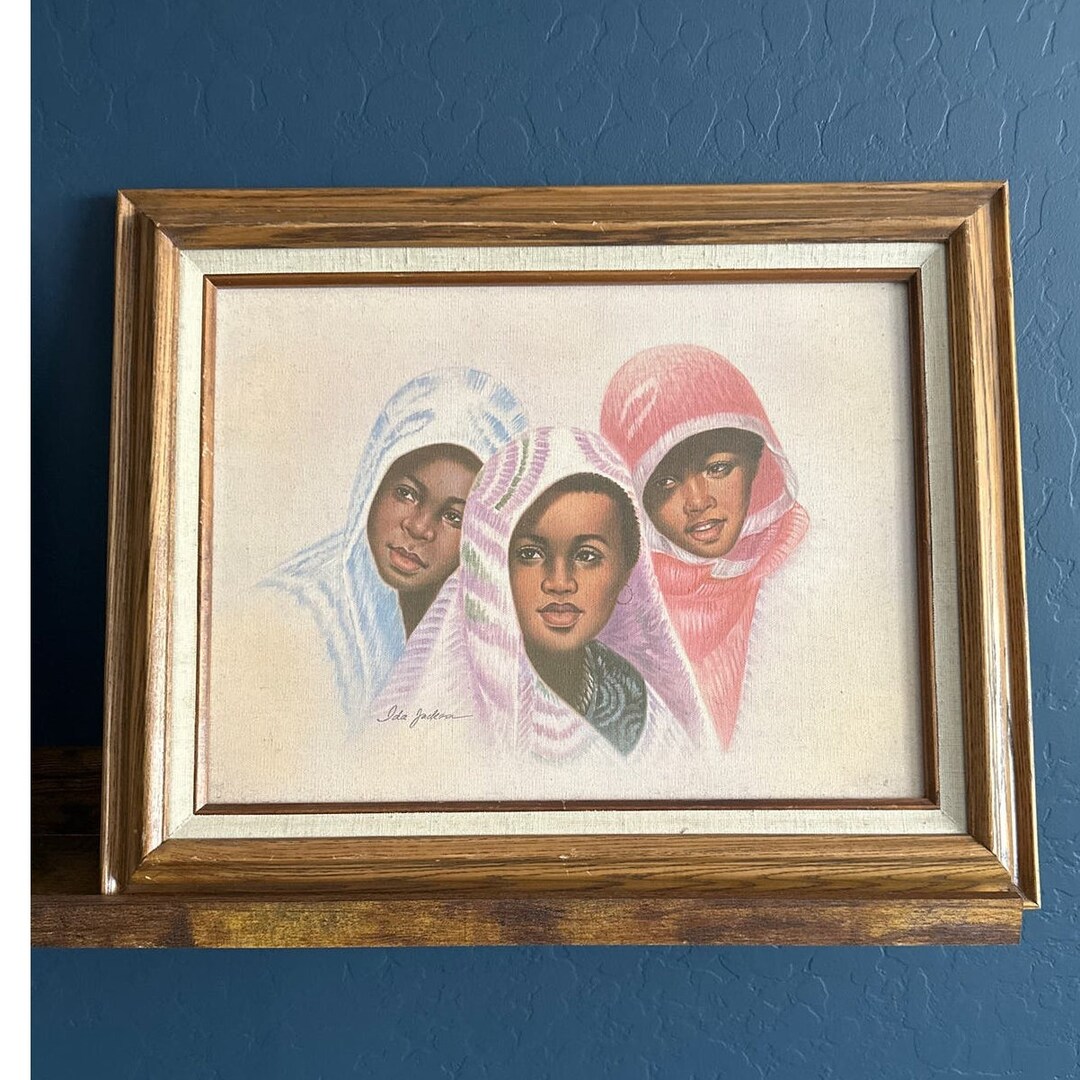 Vintage Ida Jackson Signed Lithograph on Canvas 12x16 - Etsy