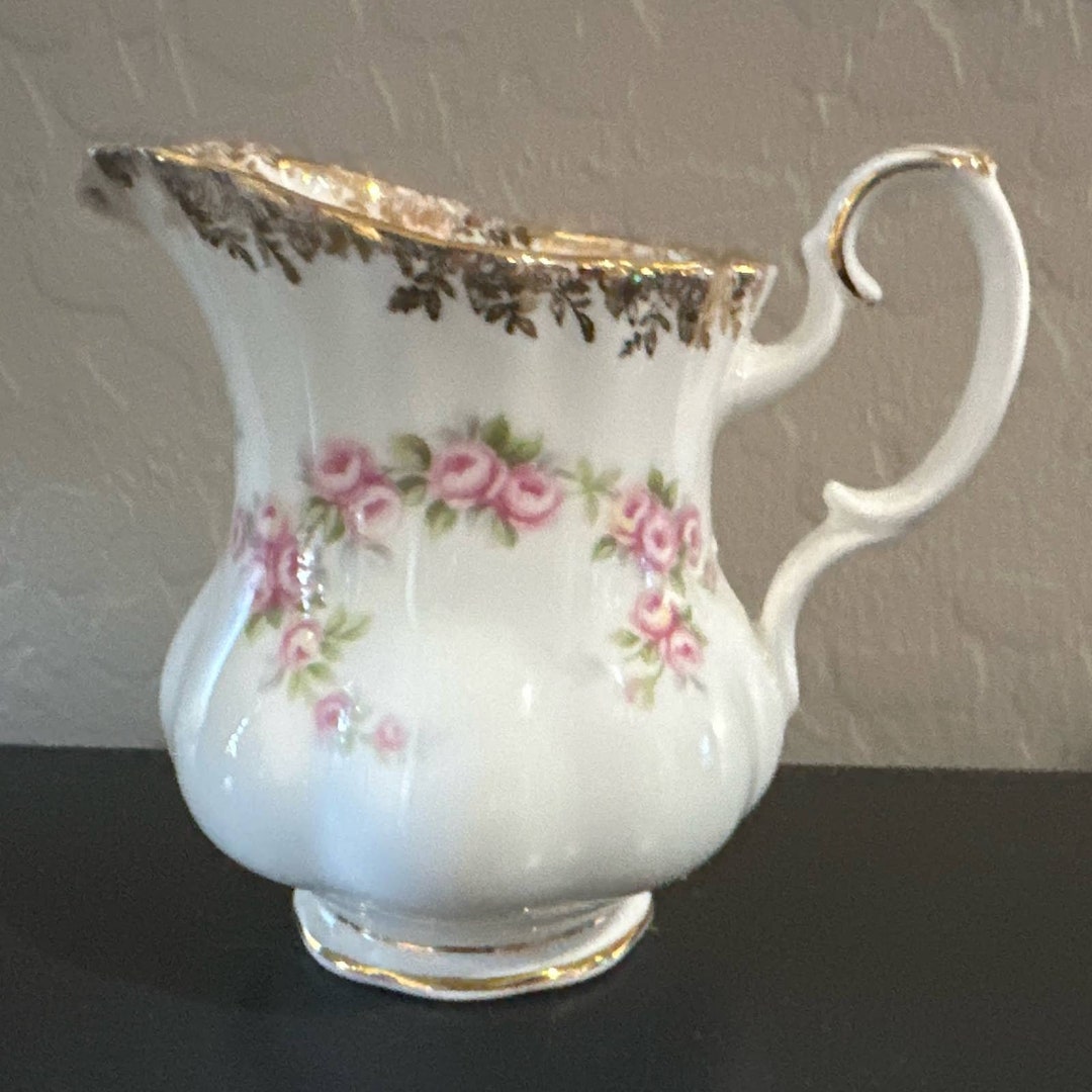 Royal Albert Bone China Dimitry Rose Small Pitcher Creamer - Etsy UK