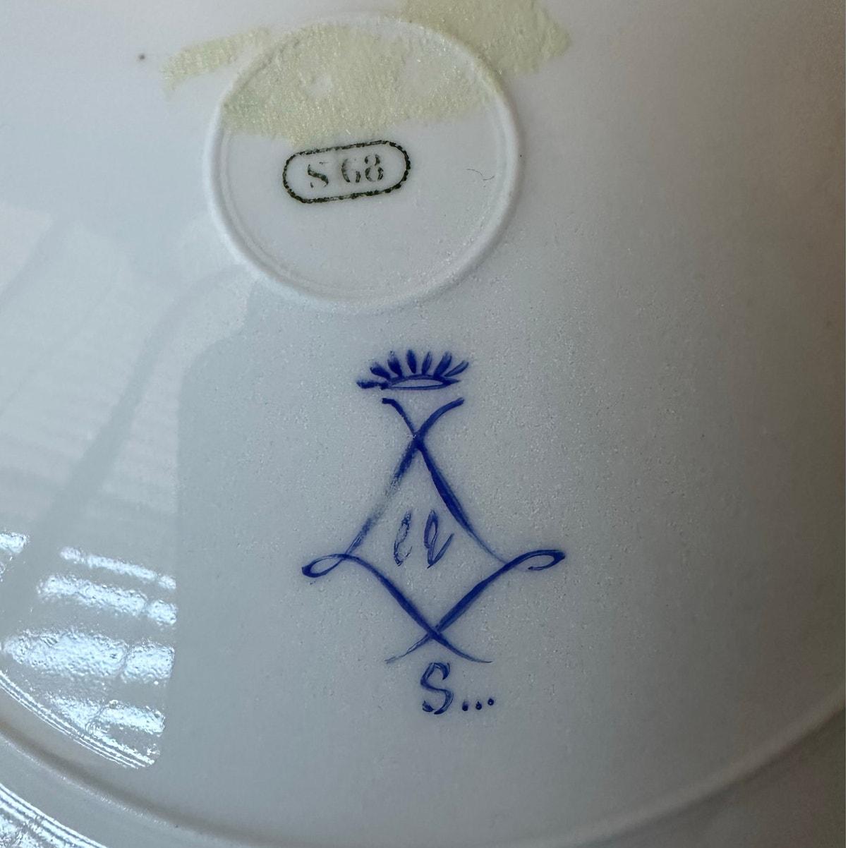 Antique Sevres Hand Painted Plate Porcelain 1800s Signed - Etsy