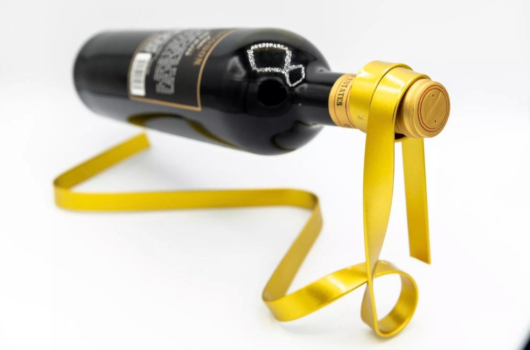 Ribbon Wine Bottle Holder - Etsy