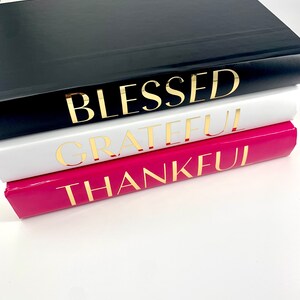 Thankful Blessed Grateful Coffee Table Books | Faith | Luxury Books ...