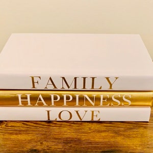 Family Coffee Table Book Set | Luxury Book Set | Personalized ...