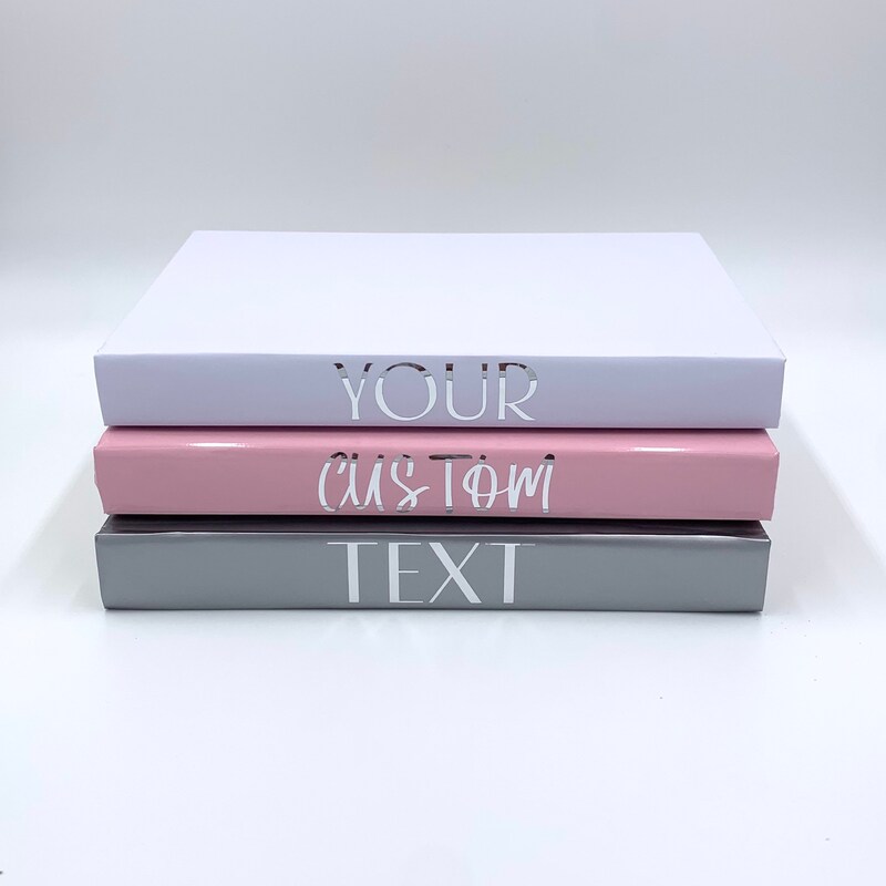 Designer Book Stack - Etsy