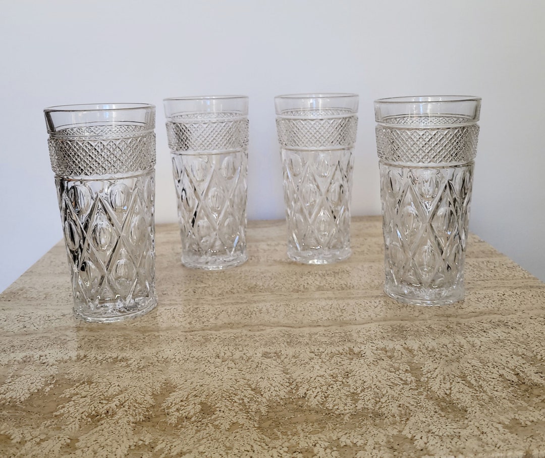 Set of 4 Very Rare Imperial Glass Cape Cod Flat Tumbler - Etsy