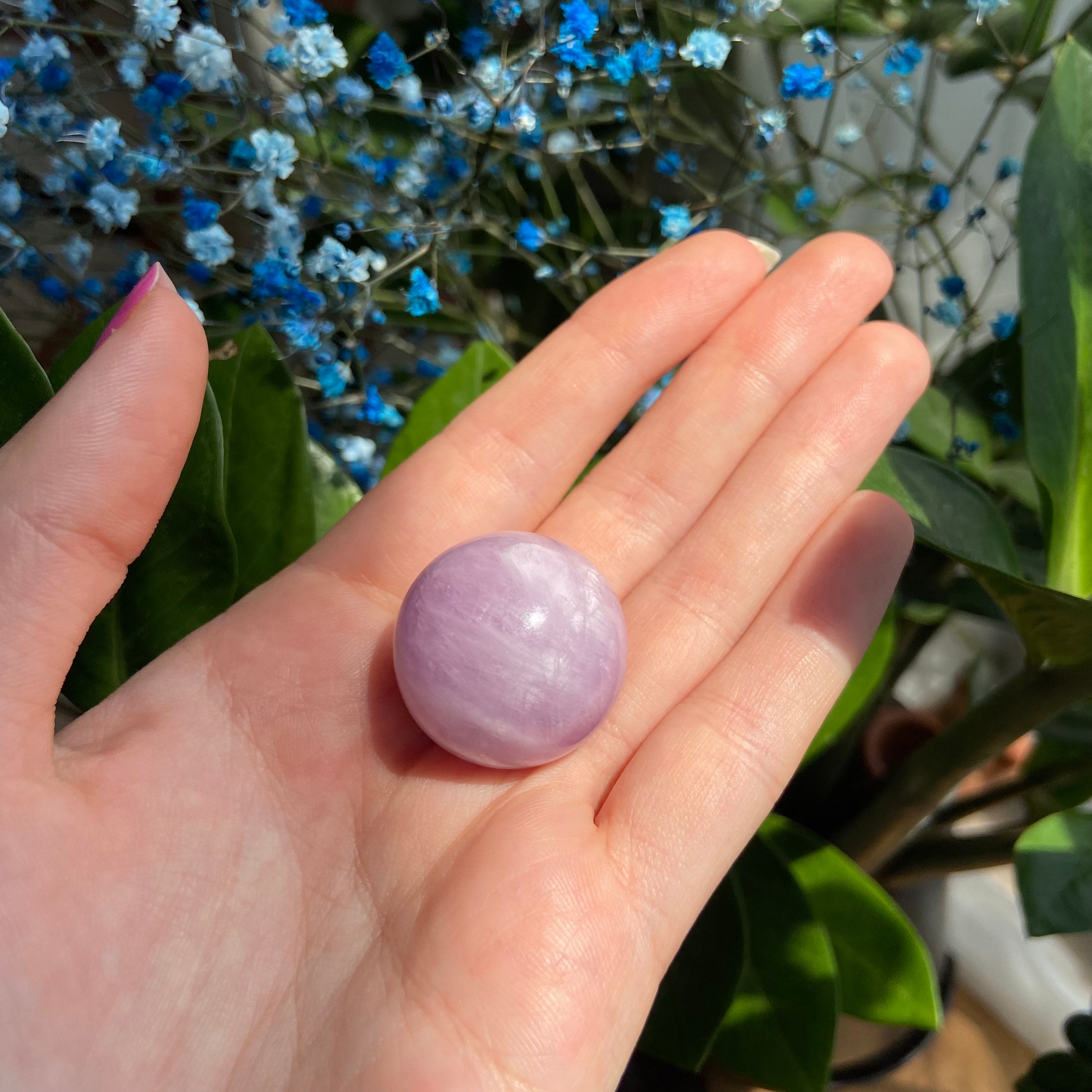 Kunzite Mini Sphere Kunzite Sphere Kunzite Crystal - Etsy