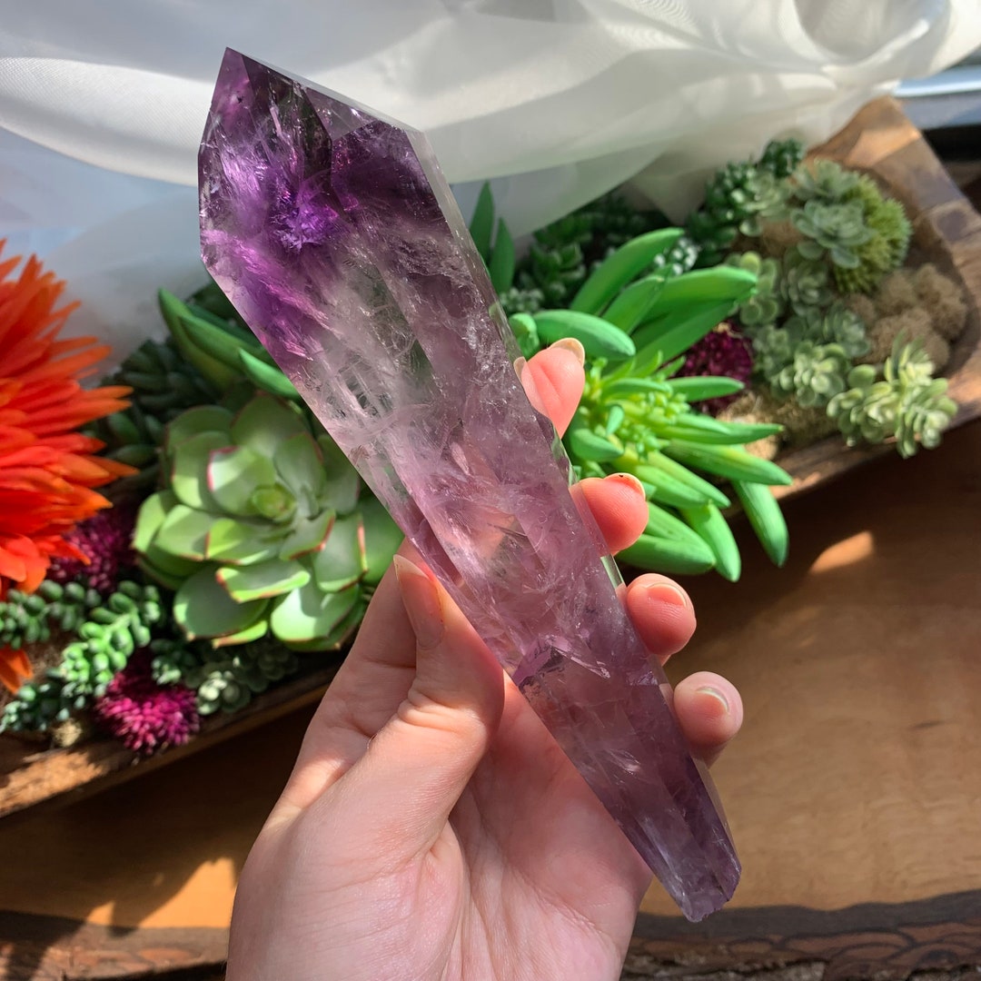 Amethyst Wand, Amethyst Vogel, Amethyst Root, Gem Grade Amethyst ...