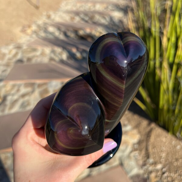 Obsidian Sculpture - Etsy