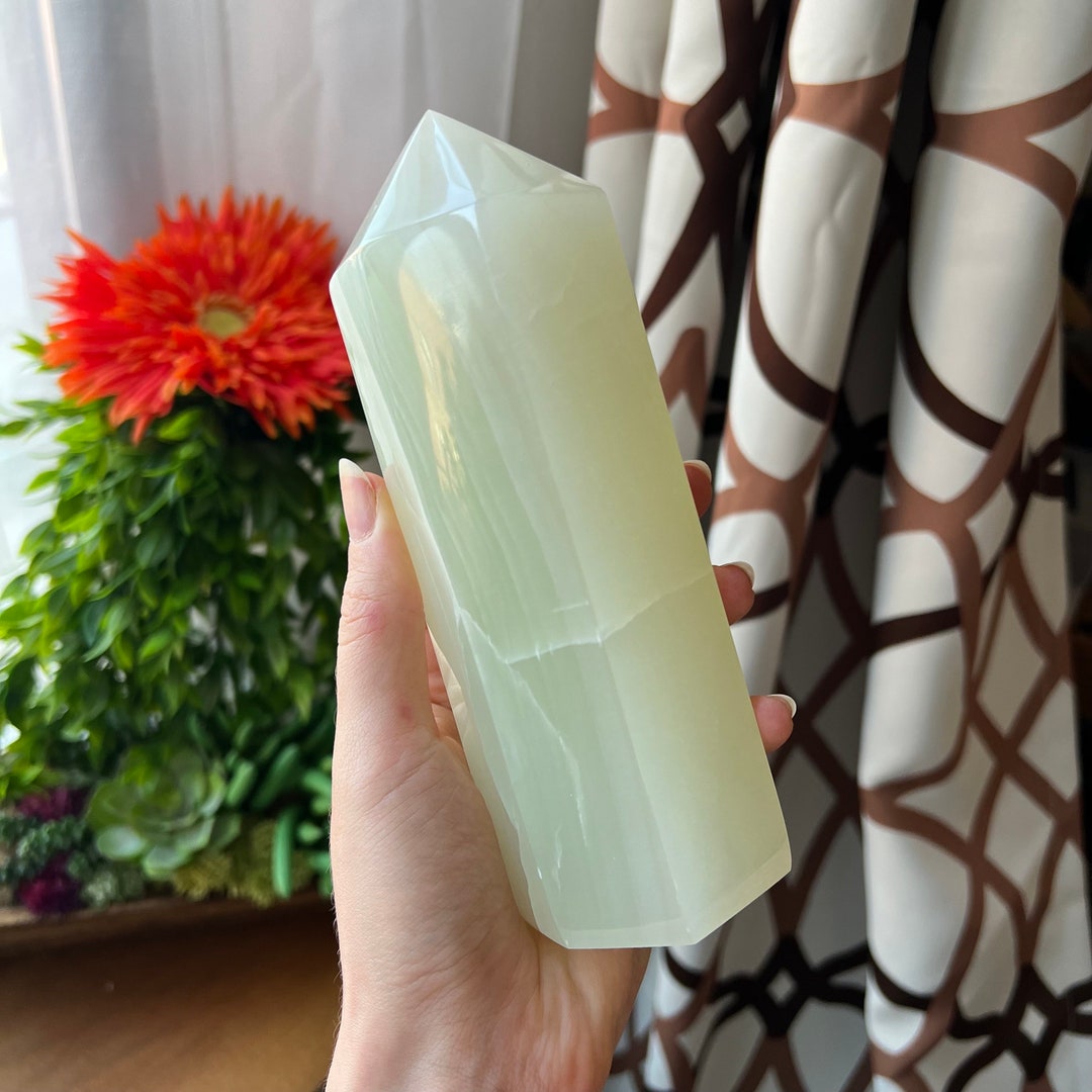 Green Calcite Tower, Green Onyx Tower, Onyx Obelisk, Green Calcite ...