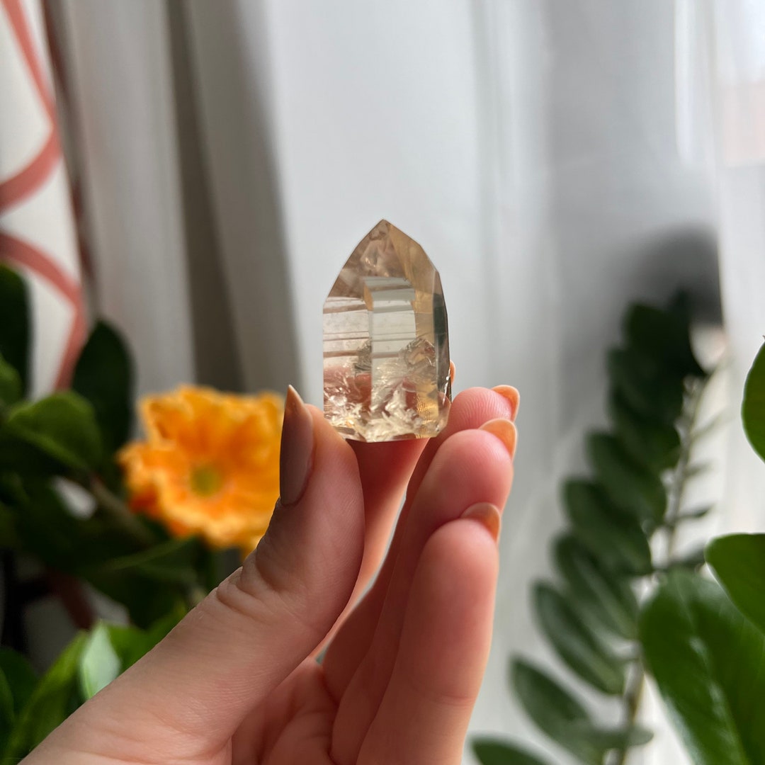 Natural Citrine Point, Citrine Tower, Citrine Crystal Tower, Genuine ...