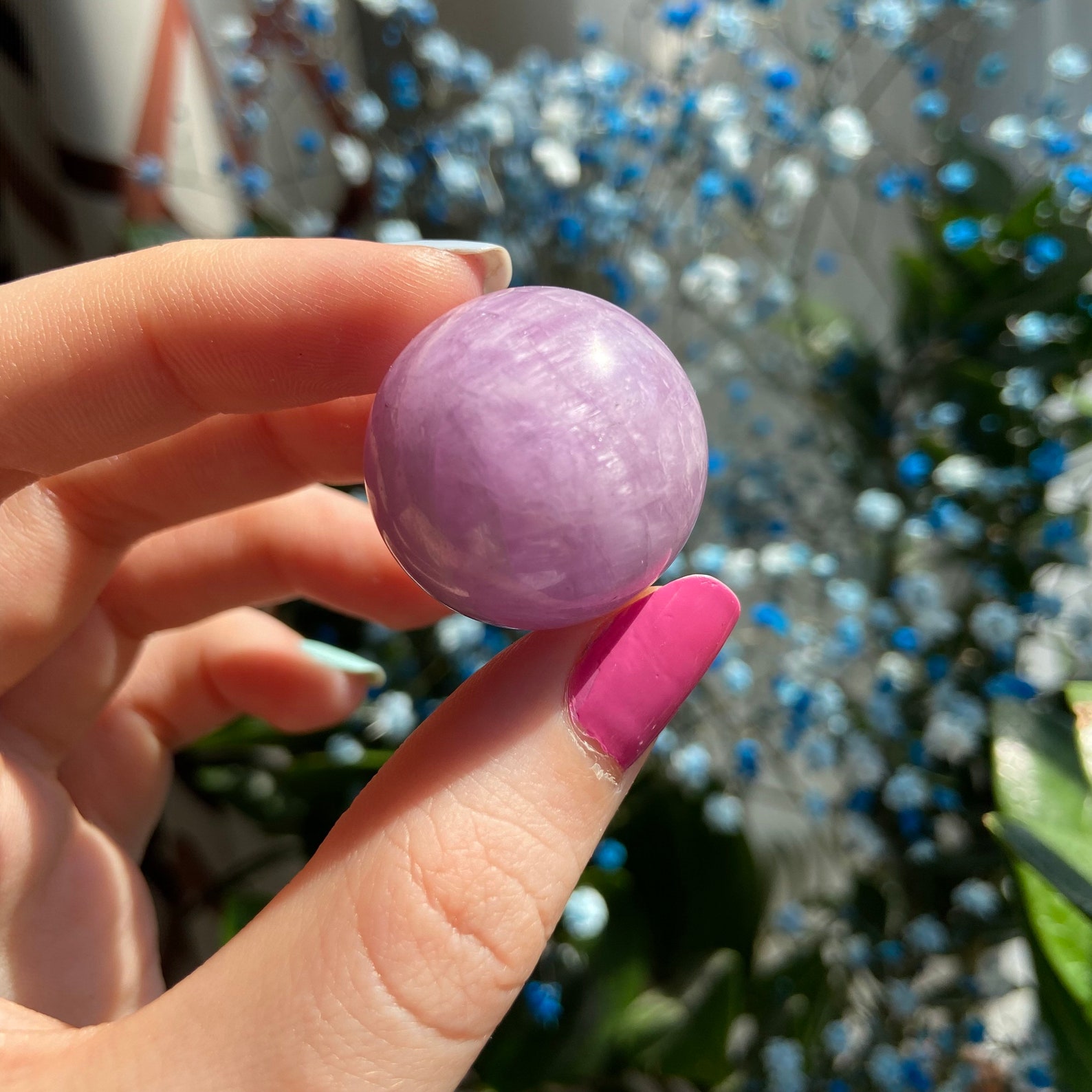 Kunzite Mini Sphere Kunzite Sphere Kunzite Crystal - Etsy