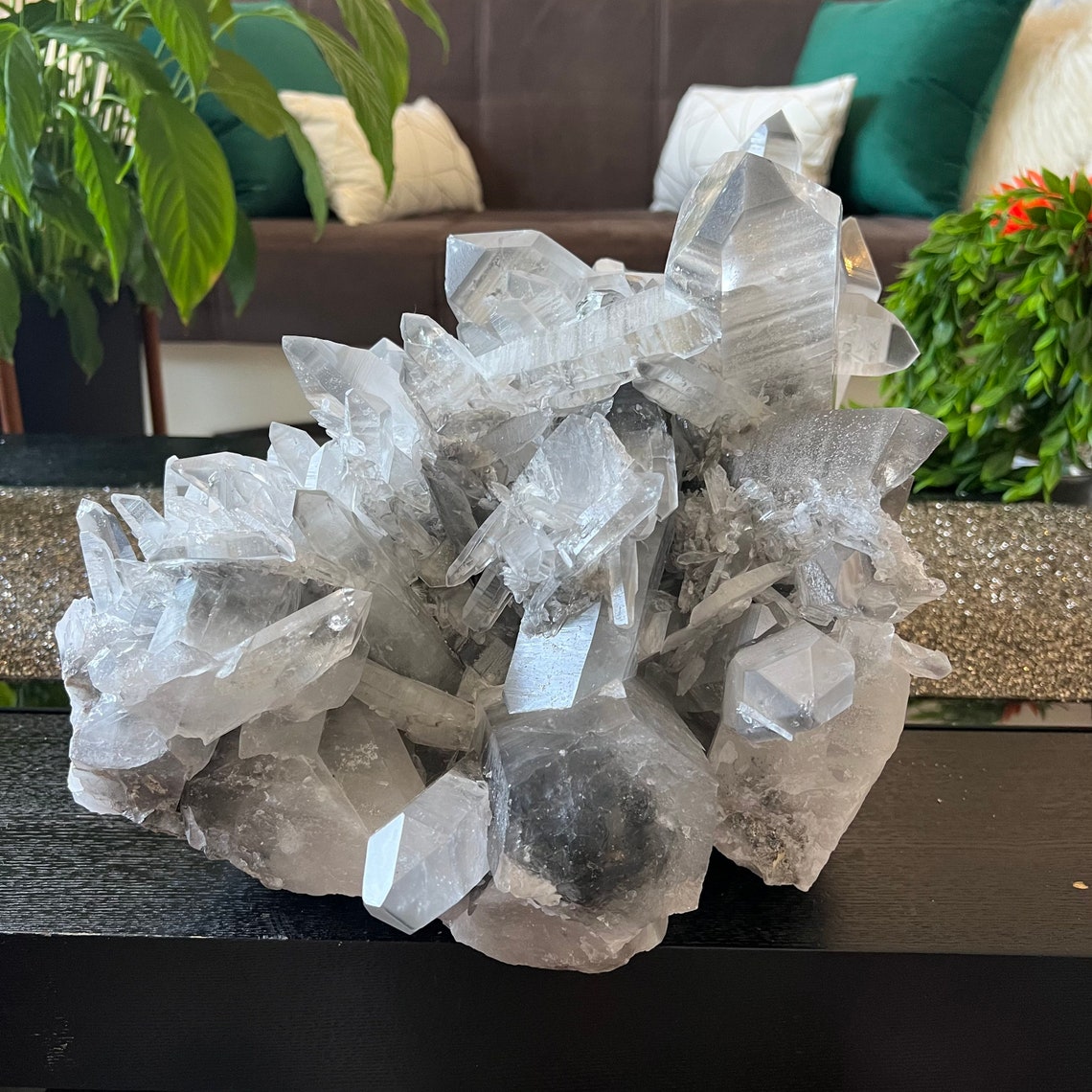 RARE HUGE 50 Pound Black Phantom Quart Cluster Black Phantom - Etsy