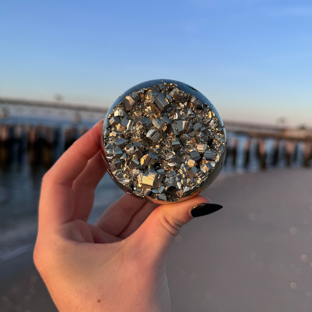 Pyrite Sphere, Pyrite Ball, Pyrite Cluster, Pyrite Specimen, Raw Pyrite, Pyrite Mineral, Pyrite ...