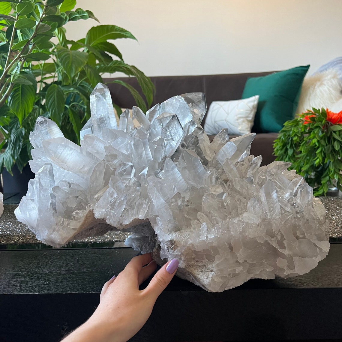 RARE HUGE 50 Pound Black Phantom Quart Cluster Black Phantom - Etsy